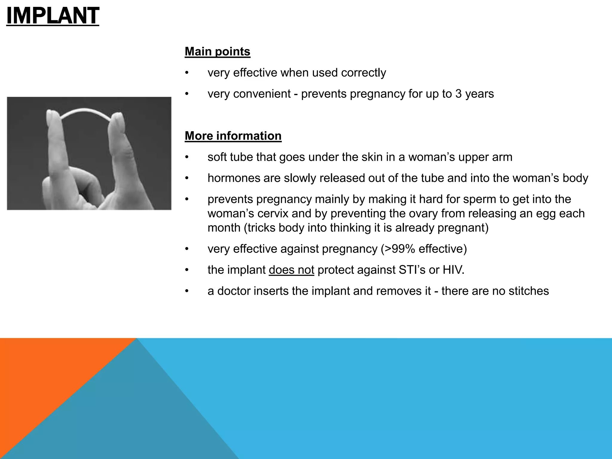 Methods of contraception | PPTX