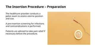 INTRAUTERINE METHODS of contraception -gynaecology | PPTX