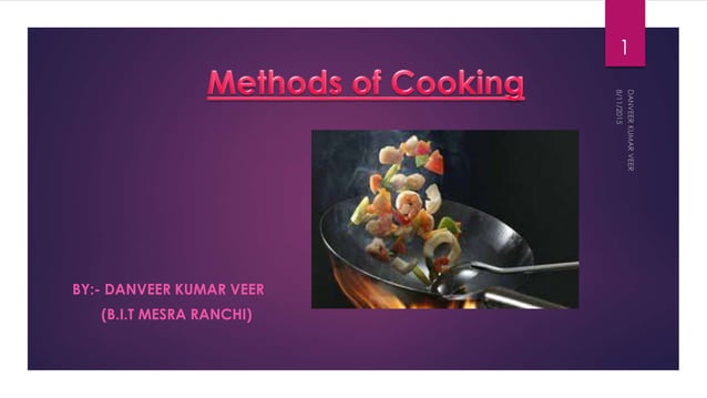 Methods of cooking | PPT