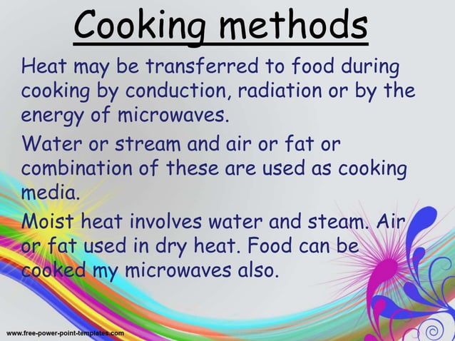 Methods of cooking