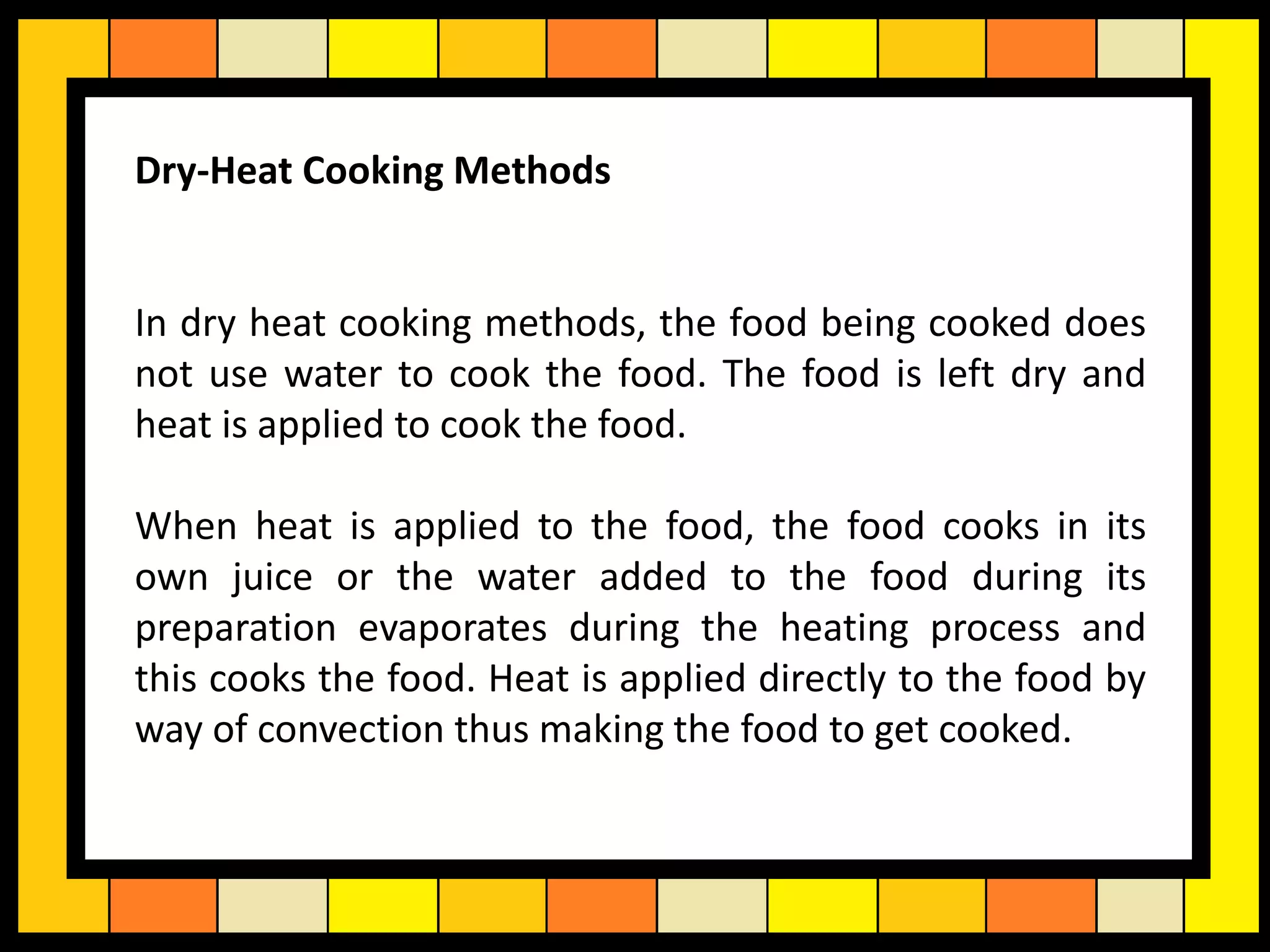 Methods of cooking | PPTX