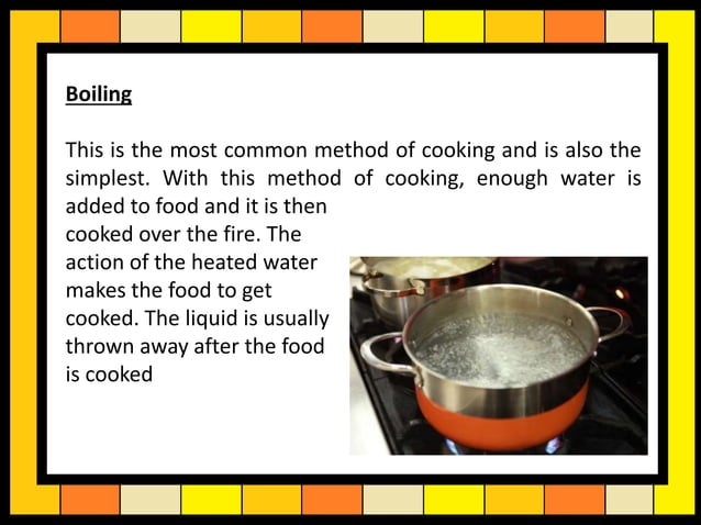 Methods of cooking | PPTX