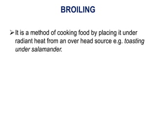 METHODS OF COOKING.pptx | Barbecues and Grilling | Food & Drink