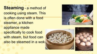 Methods of Cooking - NEW.pptx | Barbecues and Grilling | Food & Drink