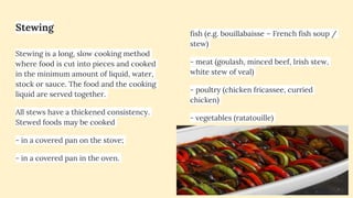 Methods of cooking food | PPTX
