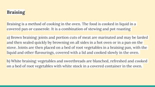 Methods of cooking food | PPTX