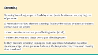 Methods of cooking food | PPTX