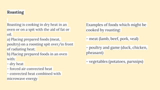 Methods of cooking food | PPTX