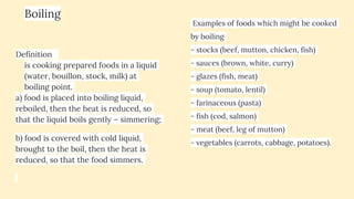 Methods of cooking food | PPTX