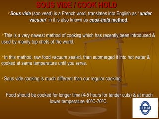 METHODS OF COOKING International Institute of Hotel Management- Part 2 ...