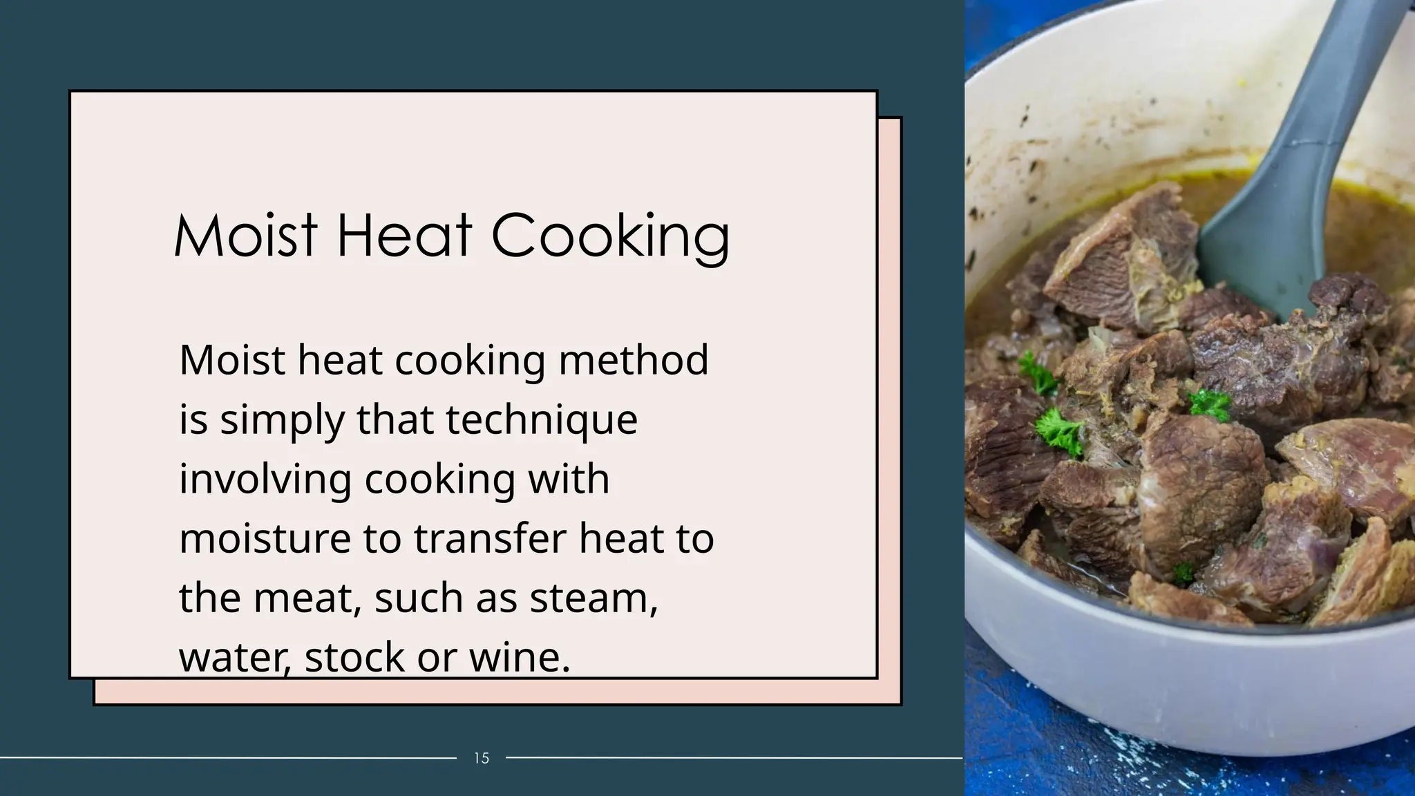 Methods of Cooking Meat - TLE Cookery Lesson | PPTX