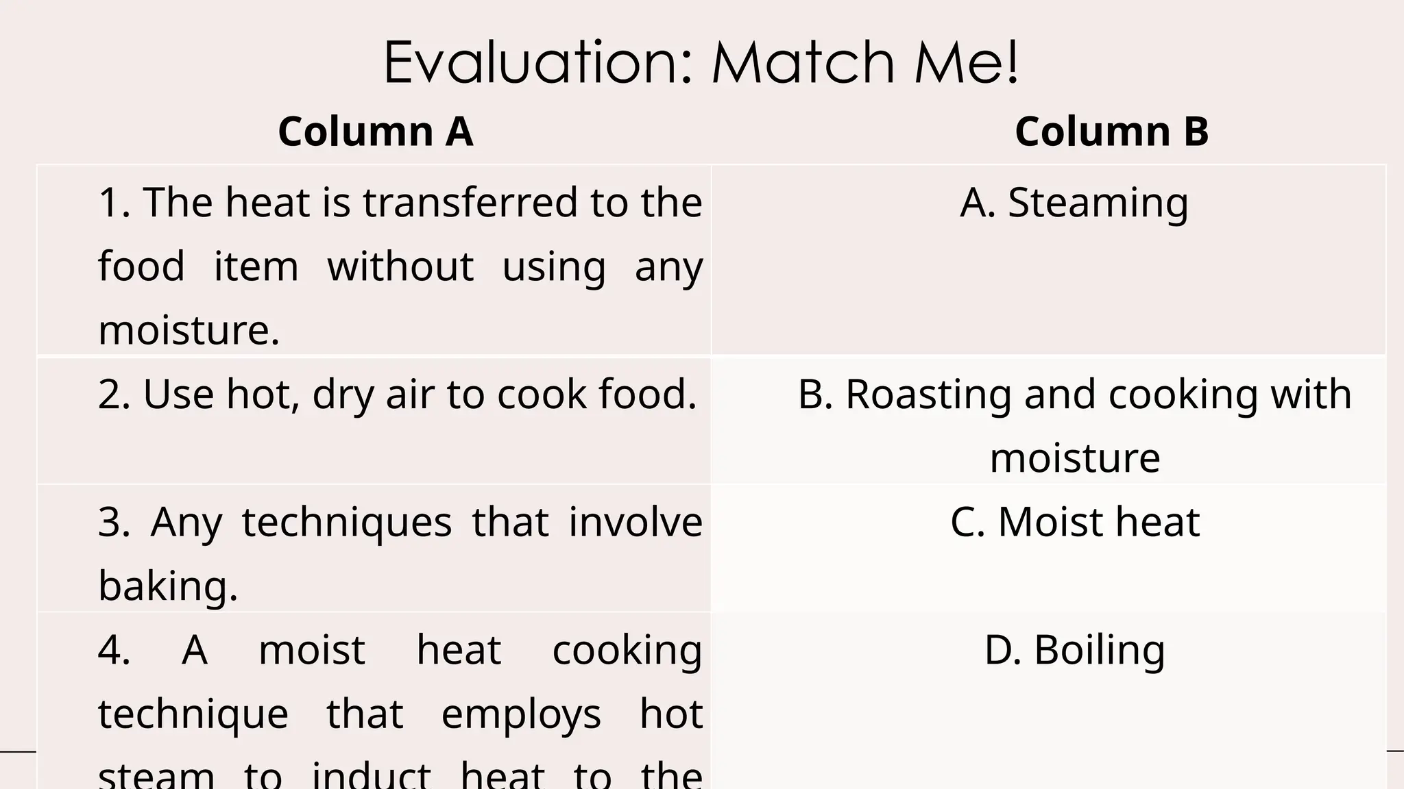 Methods of Cooking Meat - TLE Cookery Lesson | PPTX