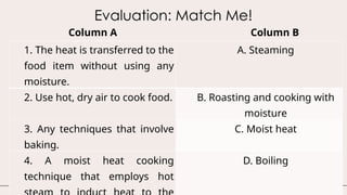 Methods of Cooking Meat - TLE Cookery Lesson | PPTX