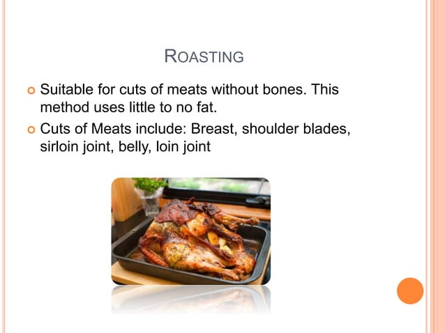 Methods of cooking meat and offal | PPT
