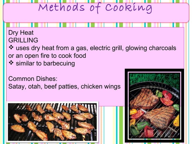 Methods of cooking ppt | PPT | Barbecues and Grilling | Food & Drink