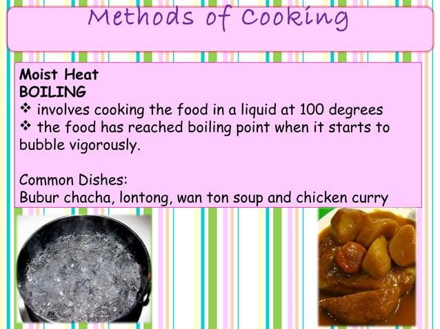 Methods of cooking ppt | PPT | Barbecues and Grilling | Food & Drink