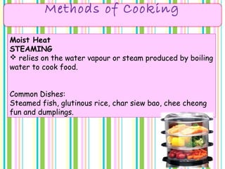 Methods of cooking ppt | PPT