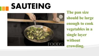 Methods of cooking vegetables | PPTX