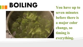 Methods of cooking vegetables | PPTX