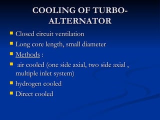 Methods Of Cooling Of Rotating Electrical Machines | PPT