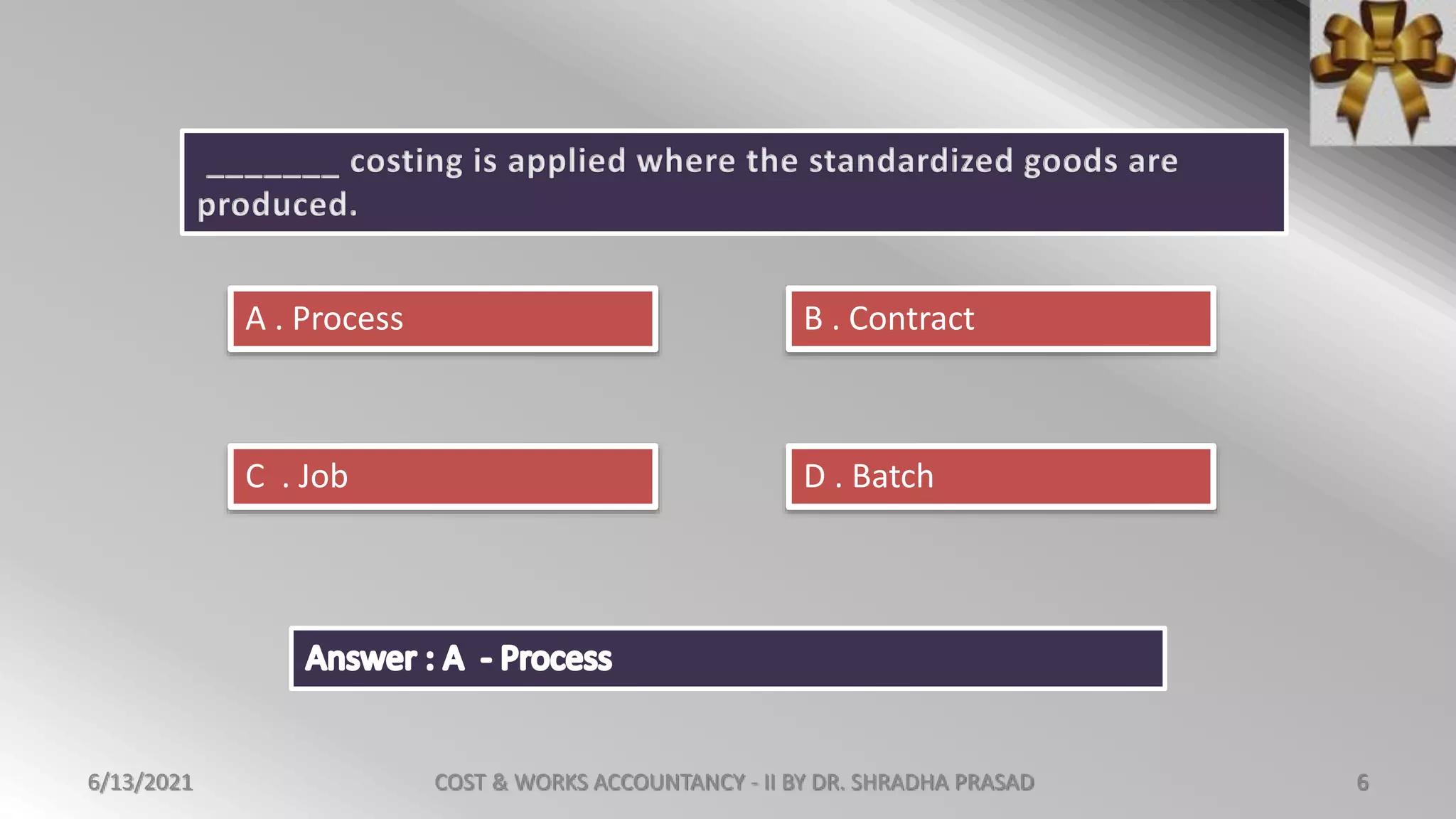 Methods of Costing | PPT