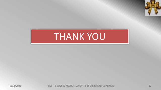 Methods of Costing | PPT