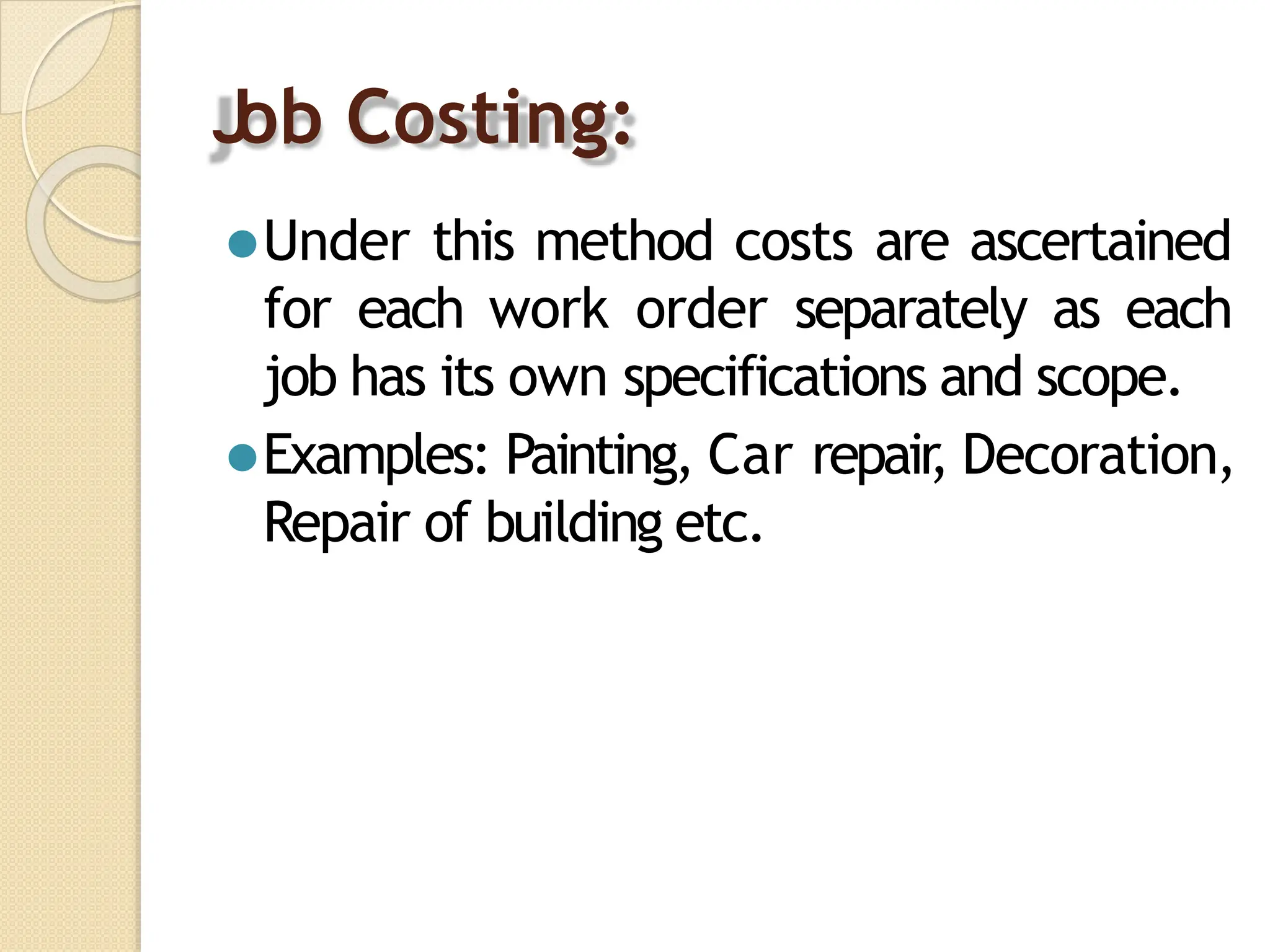 methods of costing.pptx powerpoint presentation | PPTX