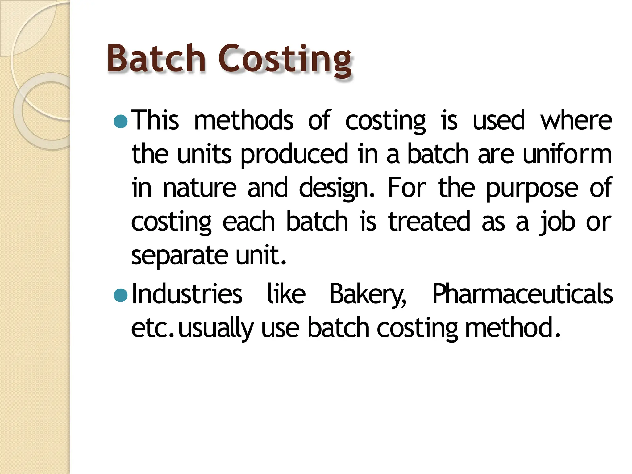 methods of costing.pptx powerpoint presentation | PPTX