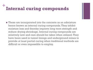 Methods of curing | PDF