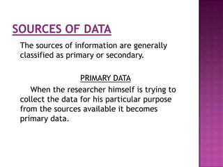 Methods of data collection | PPTX
