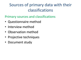 Methods of data collection..brm... | PPTX