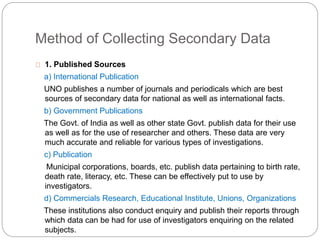 Methods of data collection | PPTX