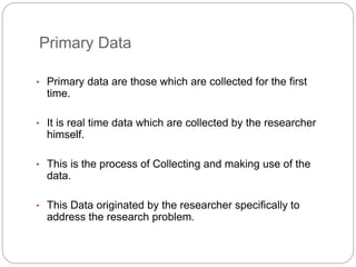 Methods of data collection | PPTX