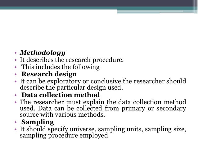 Methods of data collection