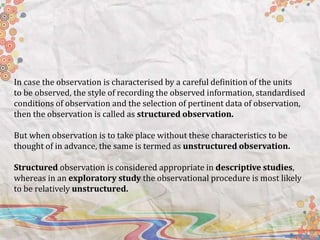 Research Methodology - Methods of data collection | PPT