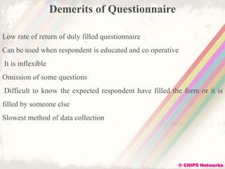 Methods of data collection | PPSX
