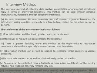 Methods of data collection | PPTX