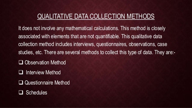 Methods of data collection | PPT