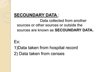 Methods of data collection | PPTX