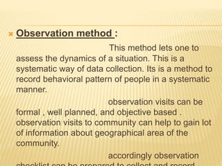 Methods of data collection | PPTX