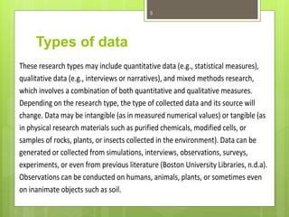 Methods of data collection and analysis | PPTX