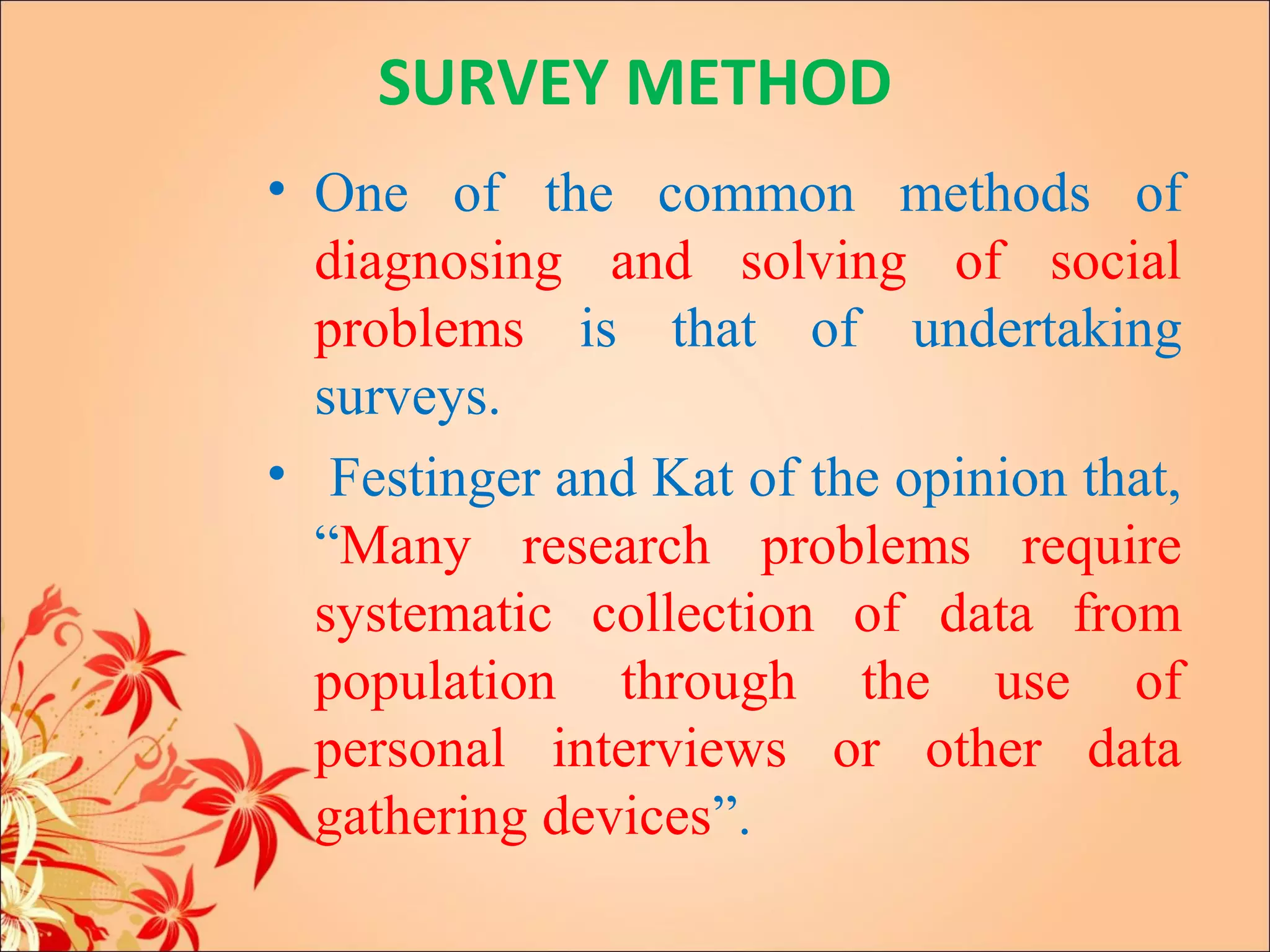 Methods of data collection | PPT