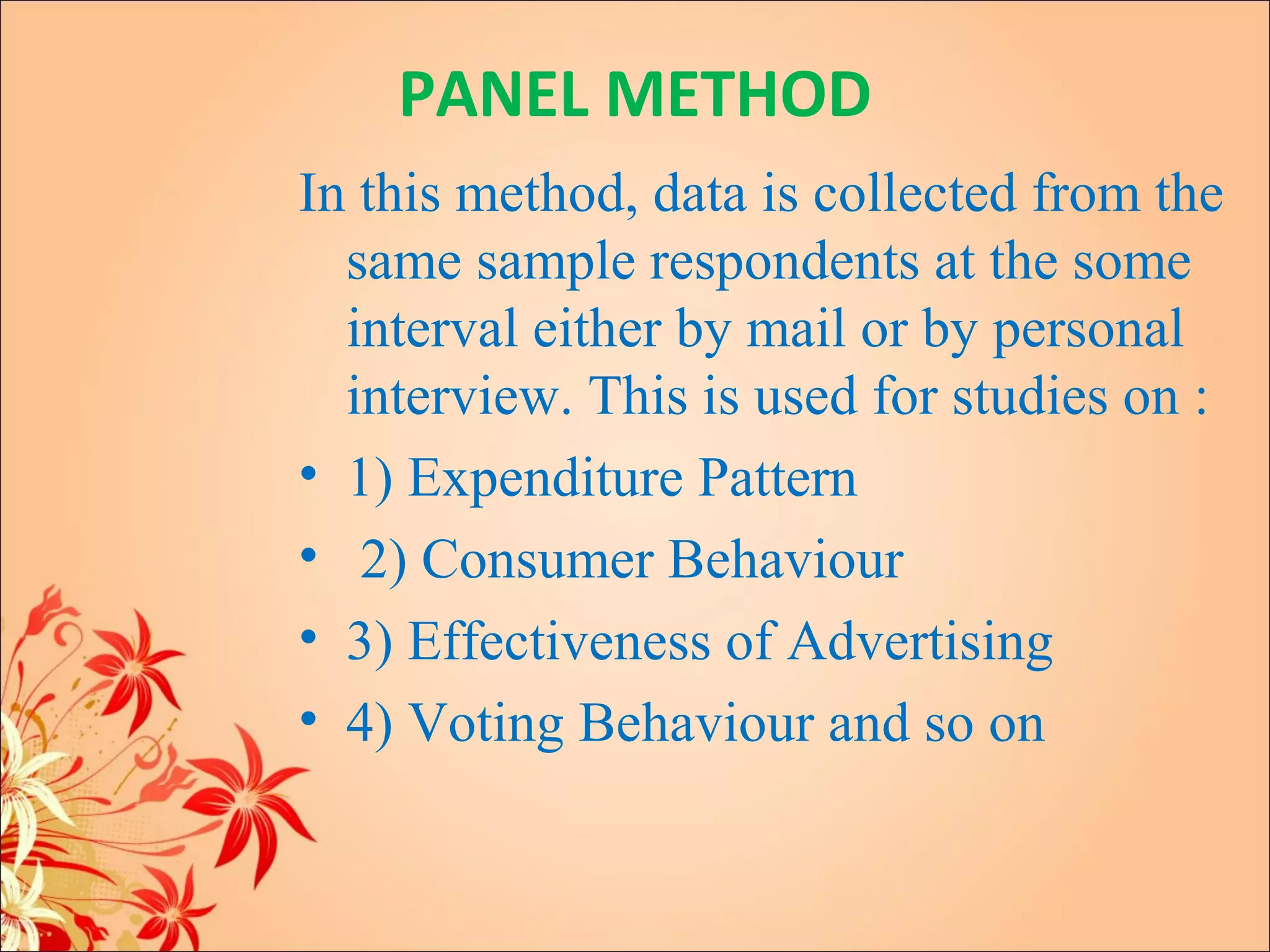 Methods of data collection | PPT