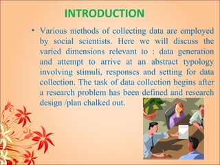 Methods of data collection | PPT
