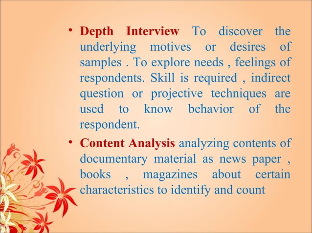 Methods of data collection | PPT