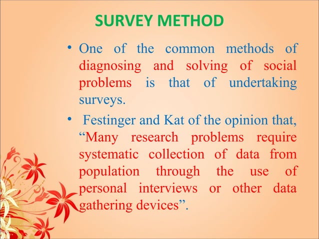 Methods of data collection | PPT
