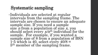 Methods of Data Collection, Sampling Techniques and Methods in ...