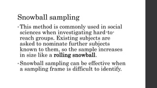 Methods of Data Collection, Sampling Techniques and Methods in ...