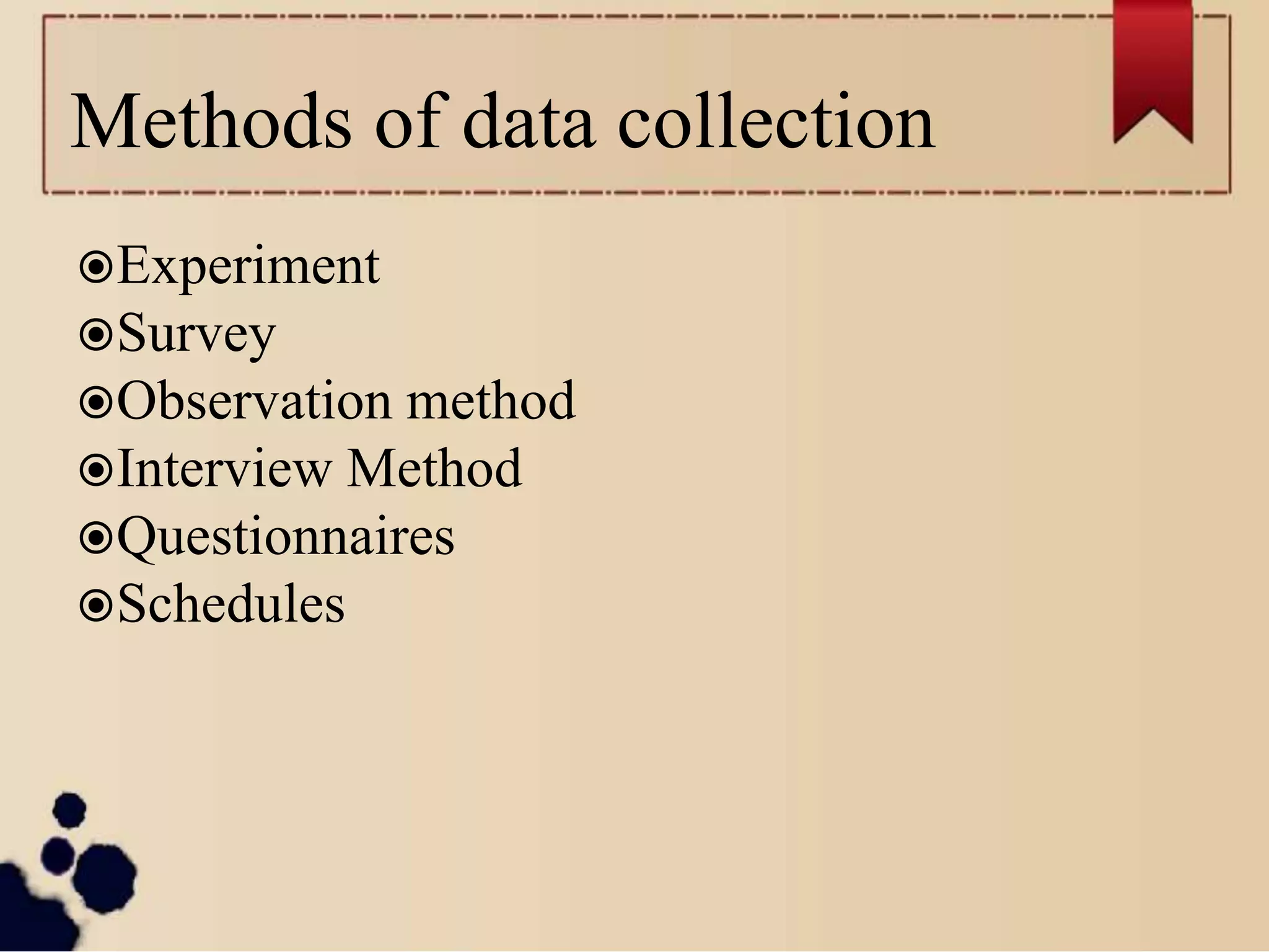 Methods Of Data Collection Sdr Final Pptx
