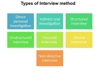Methods of Data Collection - Primary, Secondary | PPT